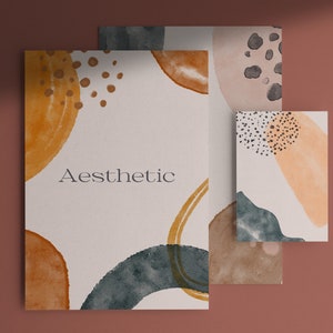Modern Watercolor Shapes Bundle / Minimal Watercolor Splashes Bundle - Etsy