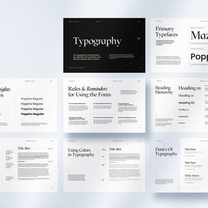 HARMONY Brand Guidelines for Canva, Illustrator, and Indesign - Etsy