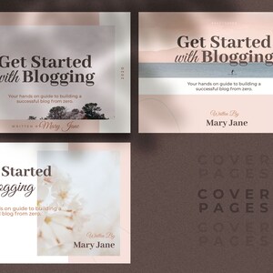 Creative Blogger Ebook Templates for CANVA and Illustrator - Etsy