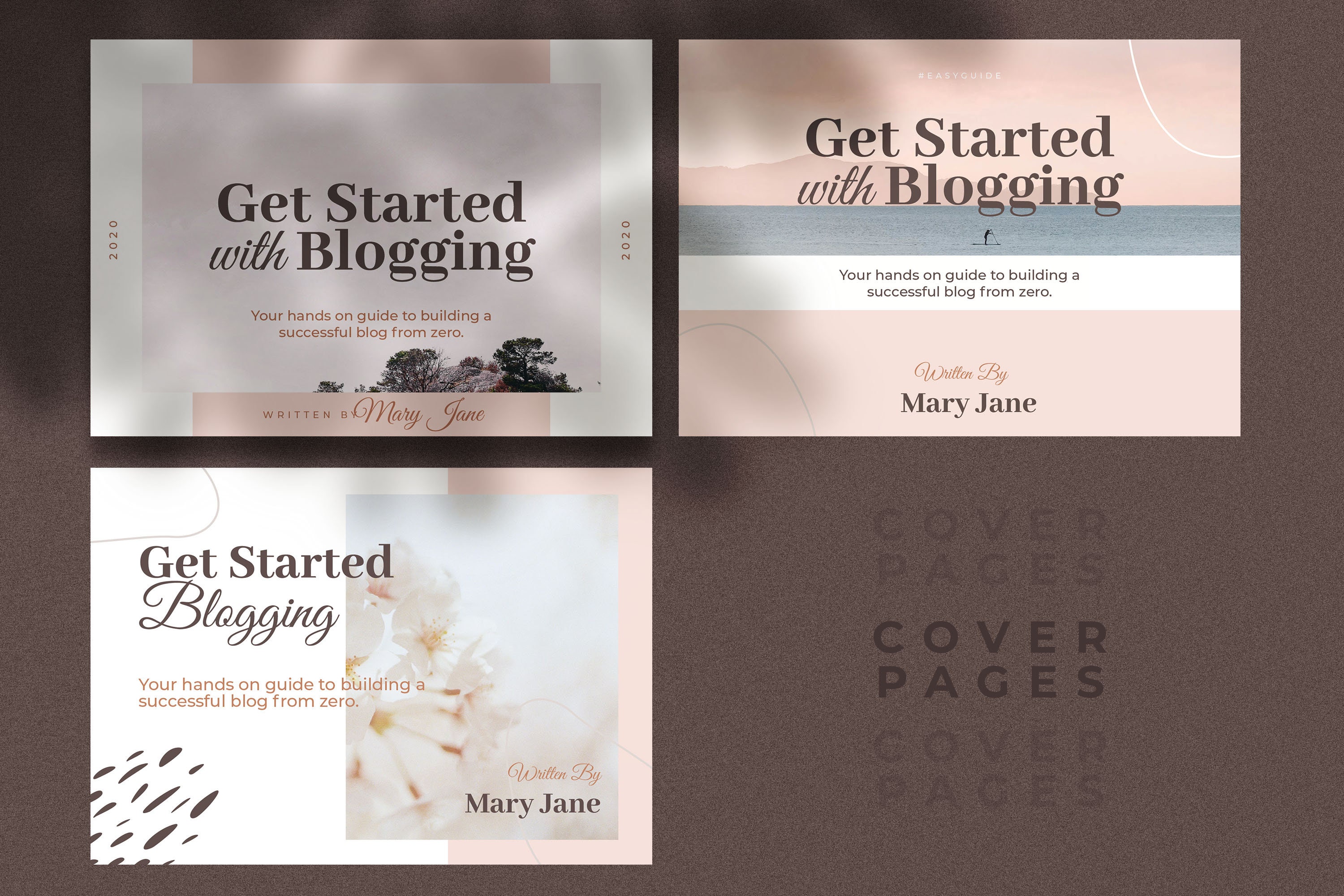 Creative Blogger Ebook Templates for CANVA and Illustrator | Etsy