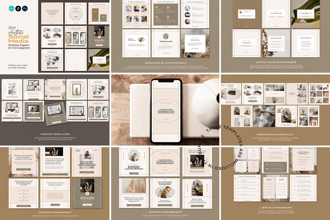 Creative Entrepreneur Bundle CANVA / Workbook Templates / Slidedeck ...