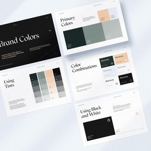HARMONY Brand Guidelines for Canva, Illustrator, and Indesign - Etsy