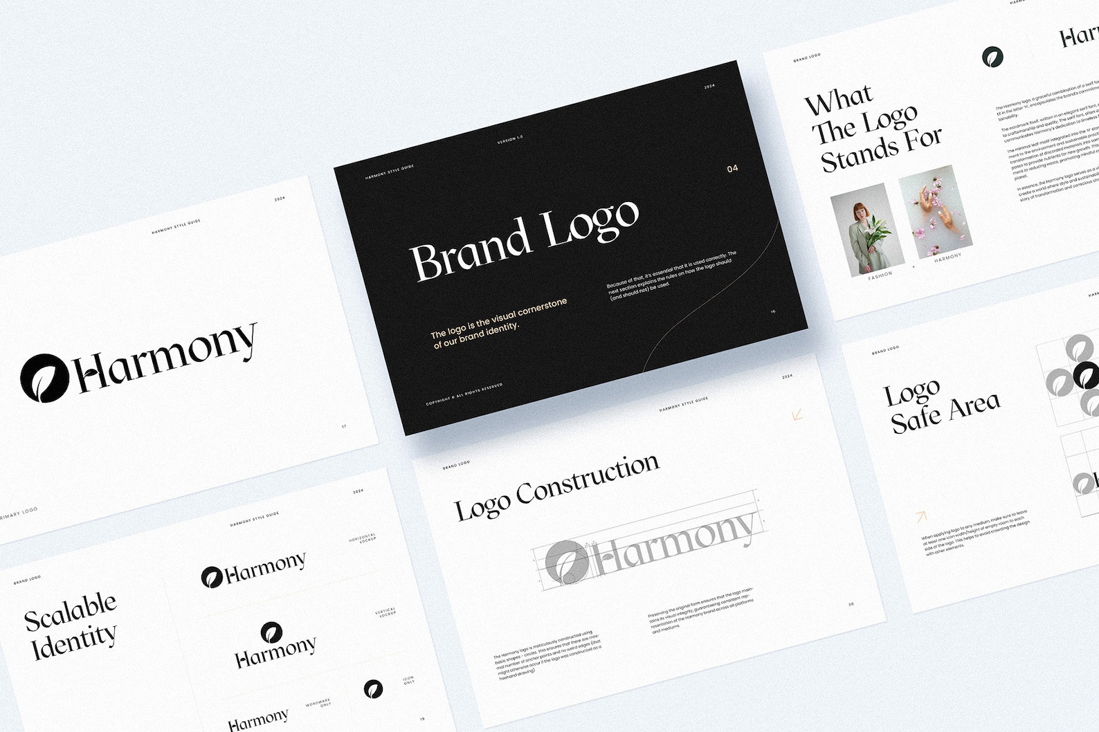 HARMONY Brand Guidelines for Canva, Illustrator, and Indesign - Etsy