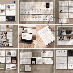 Creative Entrepreneur Bundle CANVA / Workbook Templates / Slidedeck ...