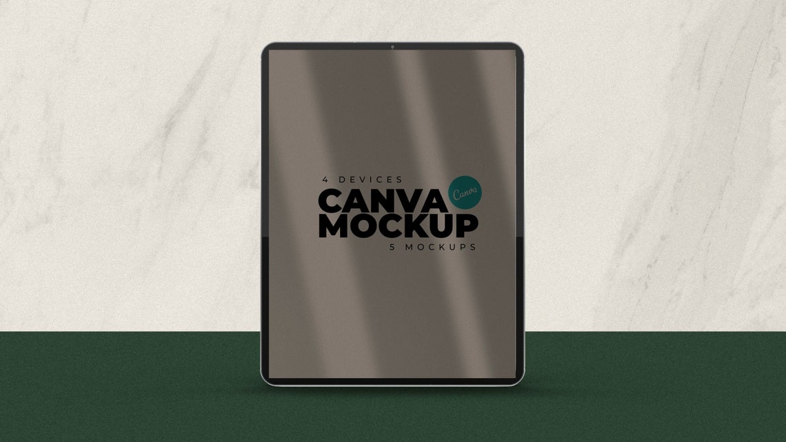 5 Modern Device Mockups for Canva Iphone Mockup Imac Mockup | Etsy