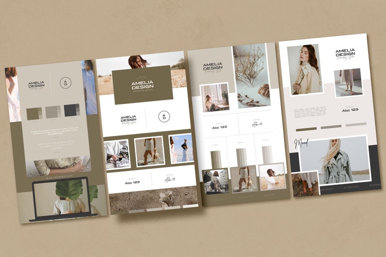 Studio Brand Sheets for CANVA & Indesign / Brand Sheets / - Etsy