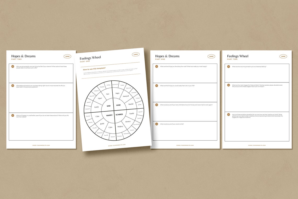 True Self Discovery Worksheets CANVA / Therapy Worksheet - Etsy UK