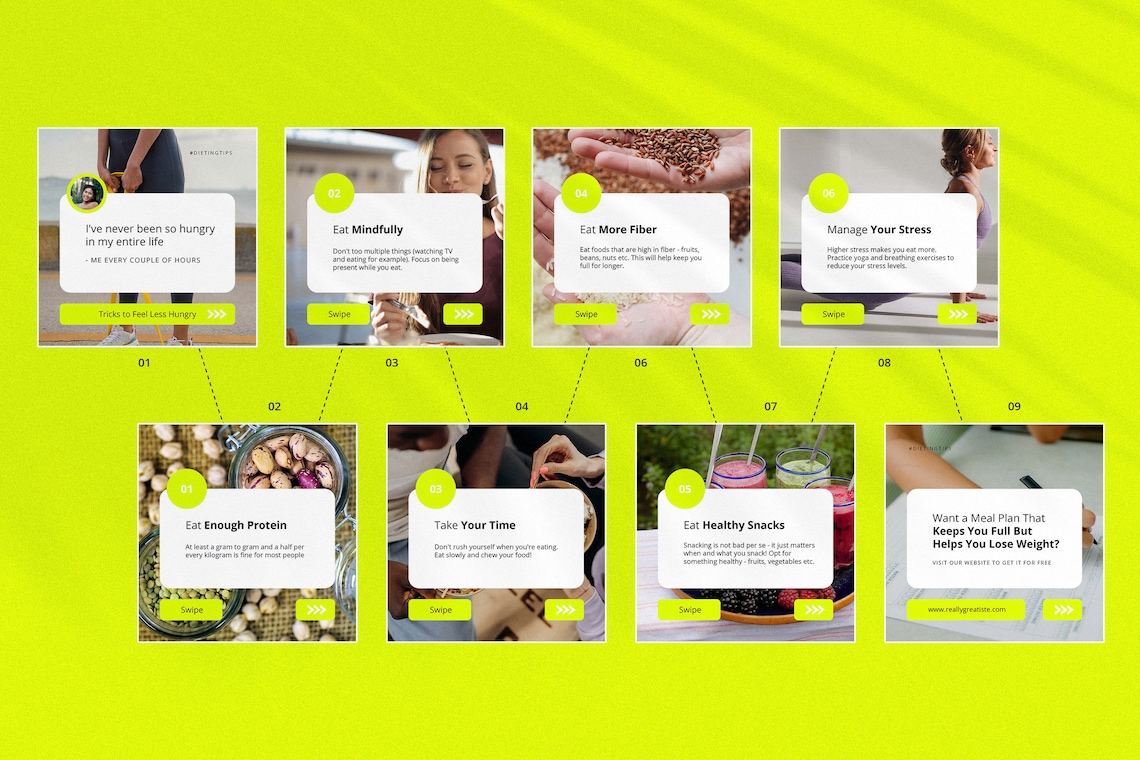 MAX Fitness Insta Carousel for CANVA / Instagram Carousel for - Etsy