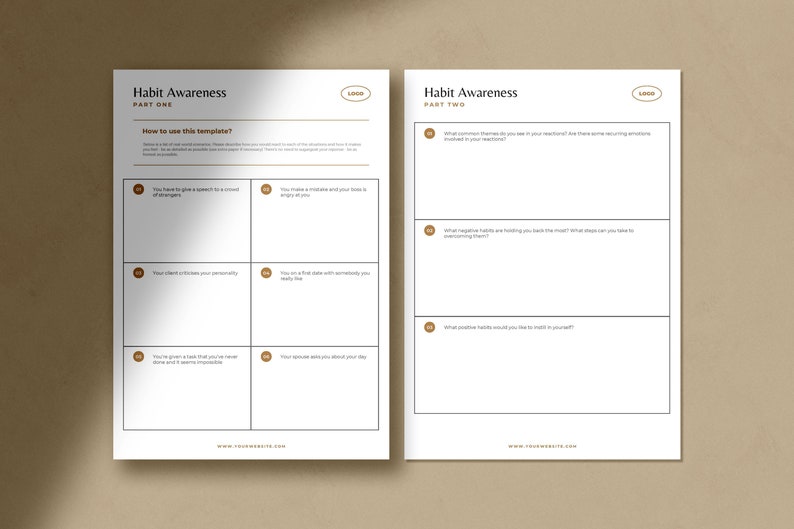 True Self Discovery Worksheets CANVA / Therapy Worksheet - Etsy