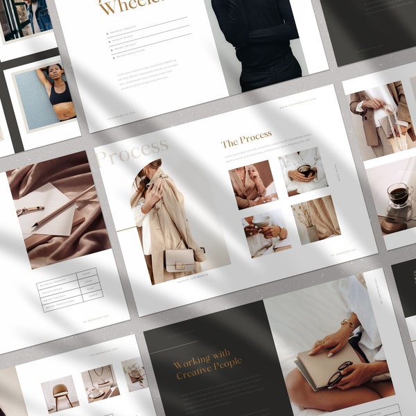 Canva Graphic Design Portfolio Etsy