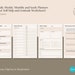 50 Aesthetic Planner Bundle More / CANVA Planners Bundle / Editable ...