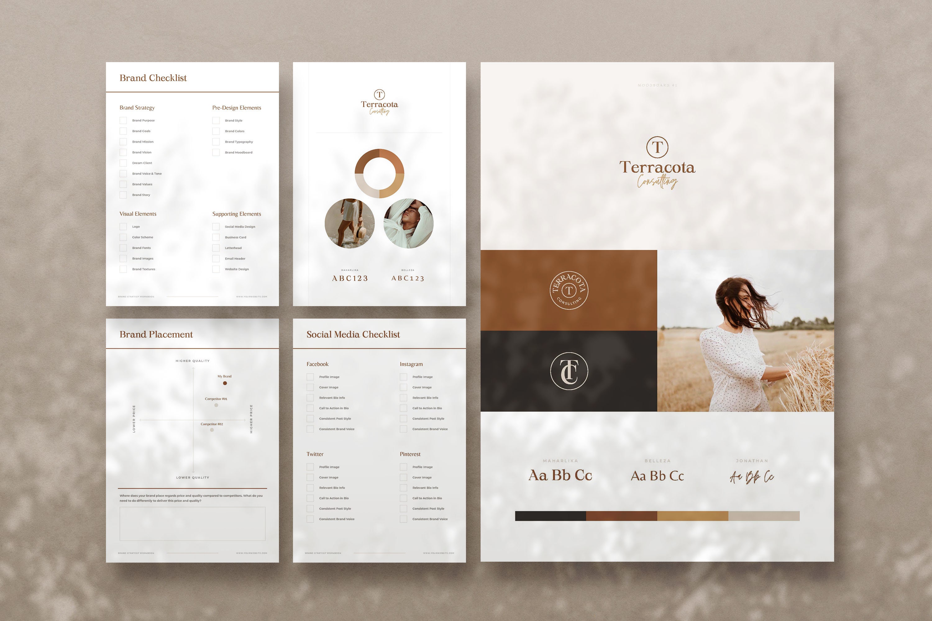 Brand Expert Workbook Templates / Brand Designer Workbook Templates ...
