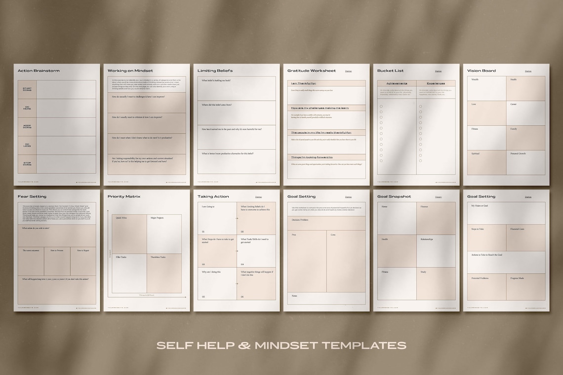 Aesthetic Planner Bundle More / Daily Schedule / Canva Daily - Etsy