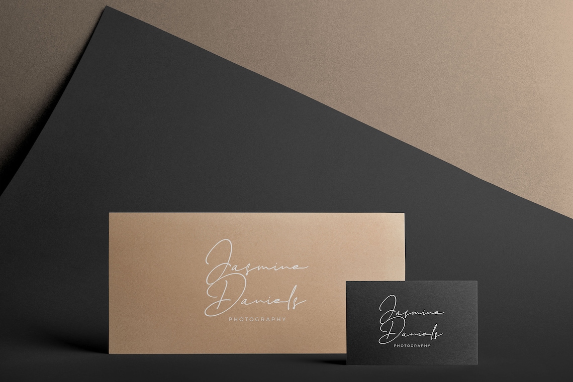 INSTANT DOWNLOAD Watermark Logo Template Minimal Logo Shop | Etsy