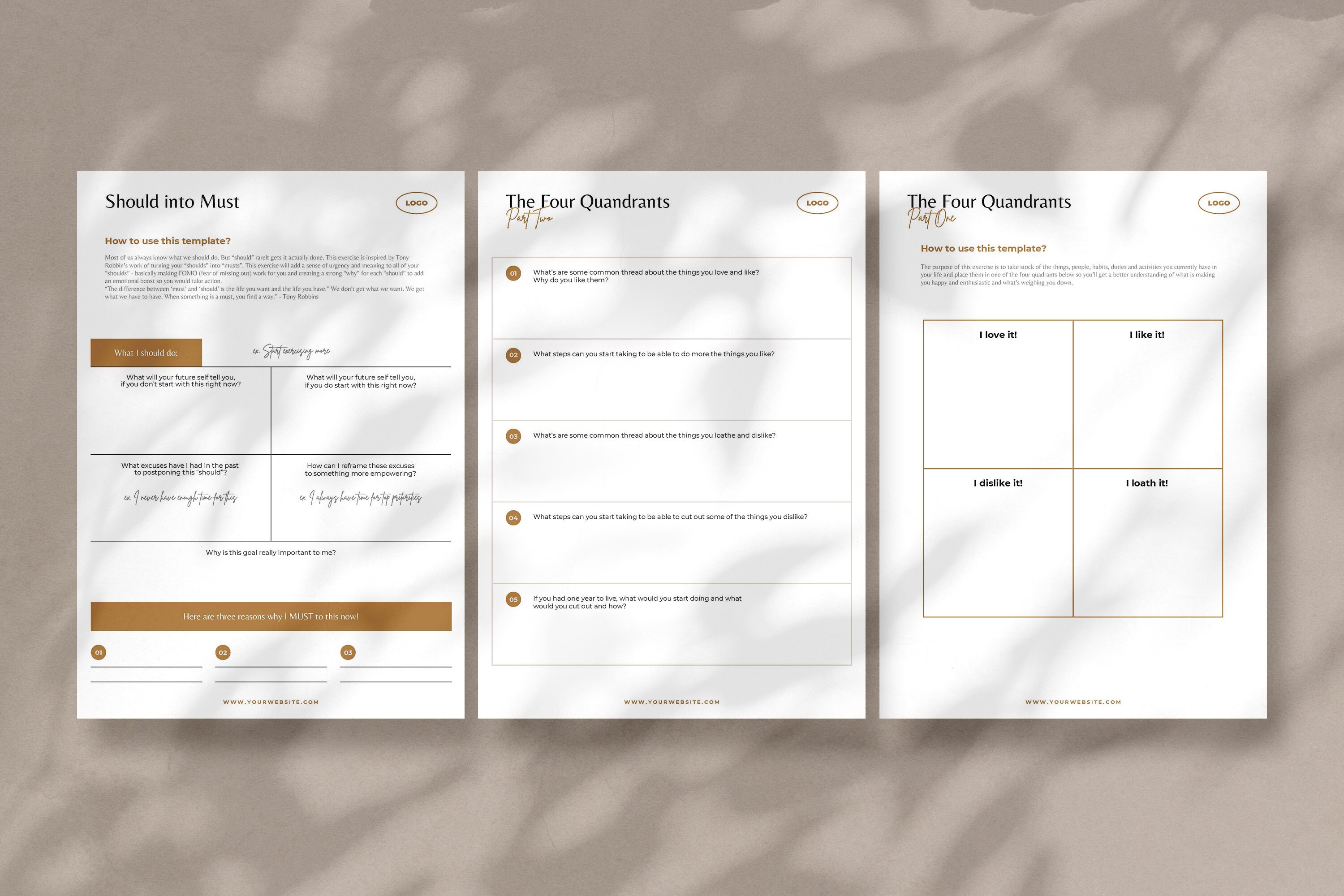 Life Coach Worksheet Bundle CANVA / Therapy Tools and Worksheets ...