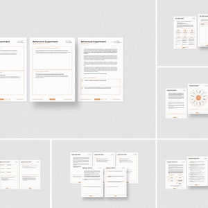 Overthinking and Anxiety Toolkit / Editable Coaching Tools and ...