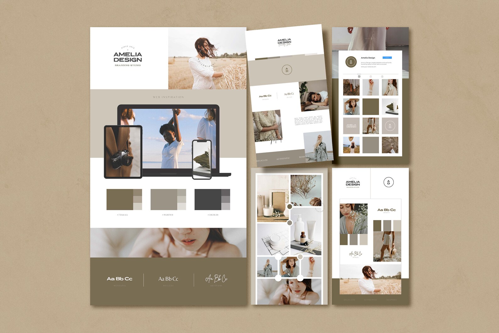 Studio Brand Sheets for CANVA & Indesign / Brand Sheets / - Etsy