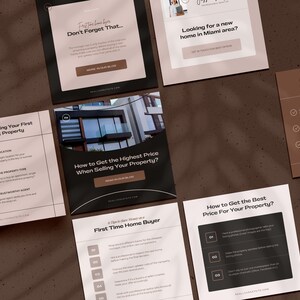 Premium Realtor Social Media Posts / Elegant Real Estate Instagram ...