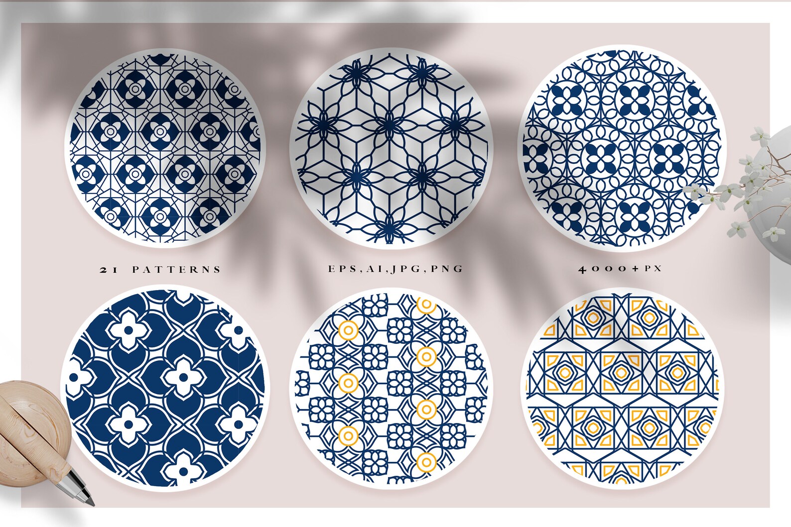 Arabic & Islamic Seamless Patterns - Etsy
