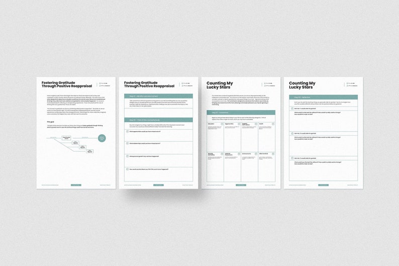 Gratitude Journal & Worksheets , Editable Coaching Tools, Fillable ...