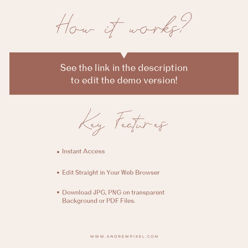 Minimal Logo Template Instant Download Logo Design DIY Logo - Etsy