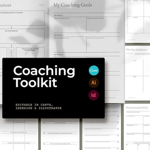 BRANDABLE Coaching Template Toolkit / Therapy Tools and - Etsy