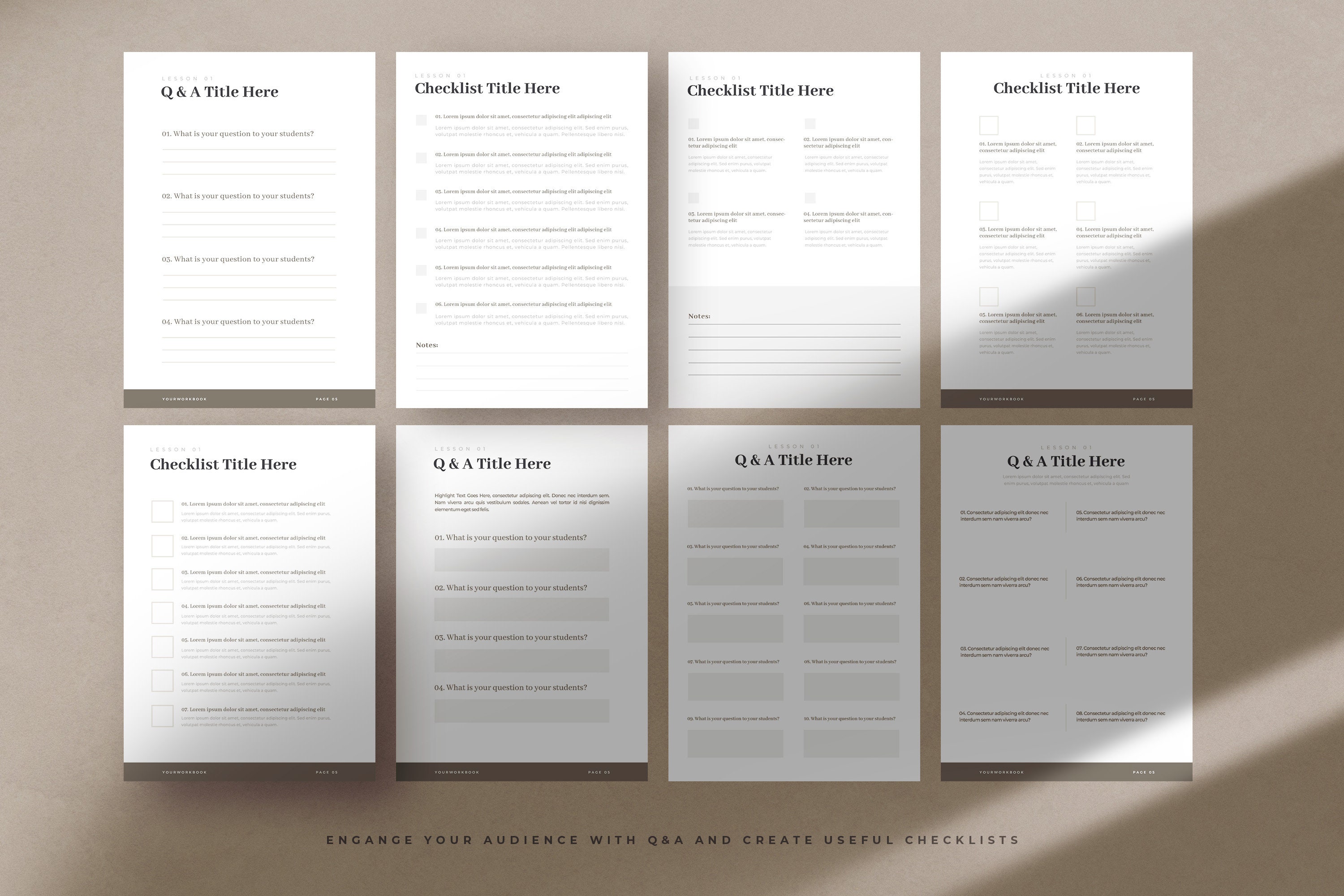 CANVA Workbook Templates / Workbook Templates for Coaches / - Etsy