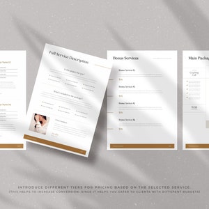 Service Client Welcome Packet / Client Onboarding Templates / Canva ...