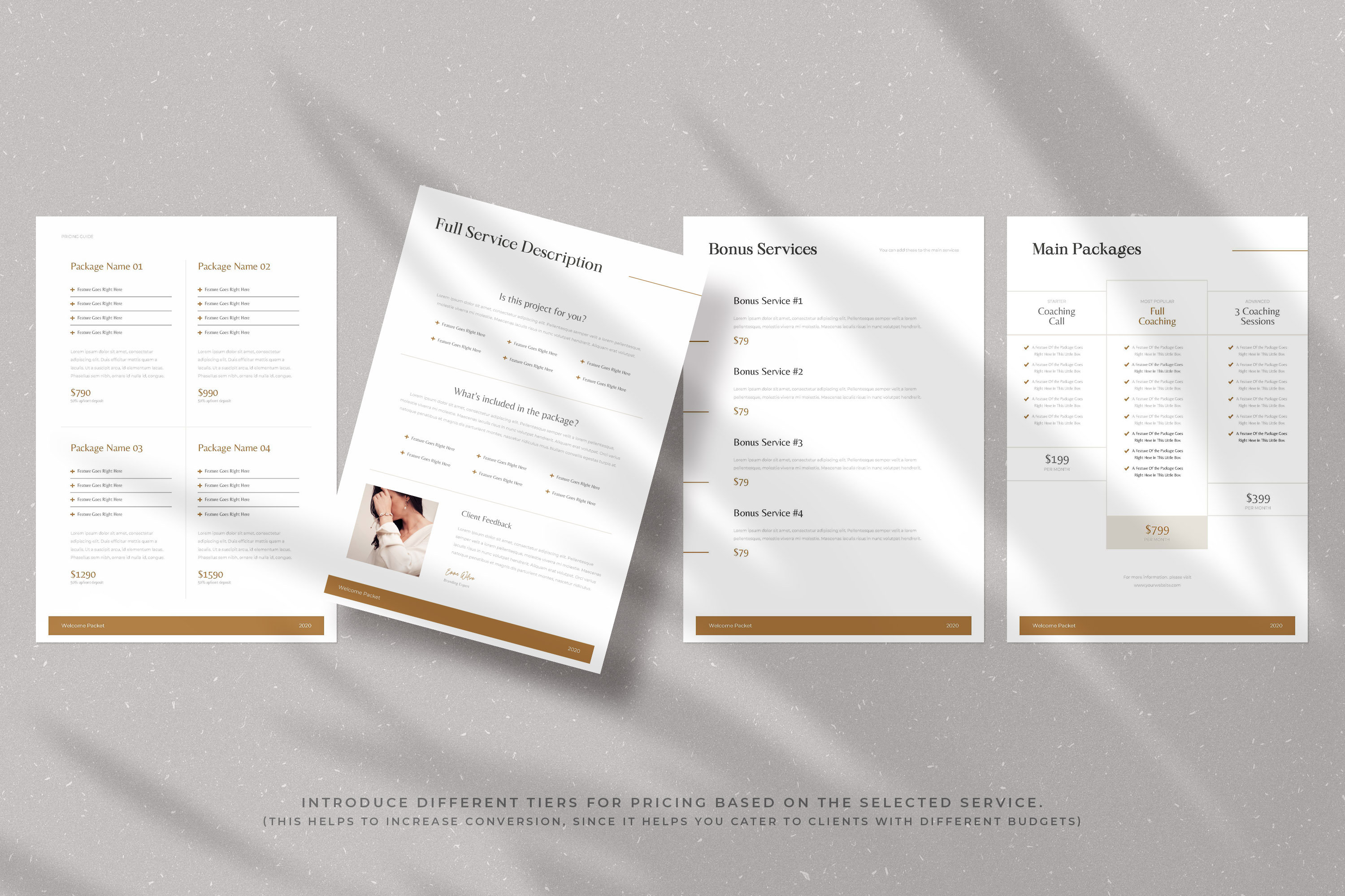 Service Client Welcome Packet / Client Onboarding Templates / - Etsy