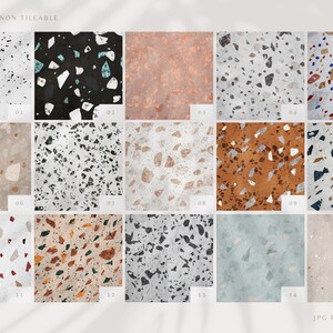 30 Terrazzo Seamless Pattern Kit - Etsy