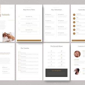 45 Classy & Minimal Ebook Templates Canva Templates / Ebook Templates ...
