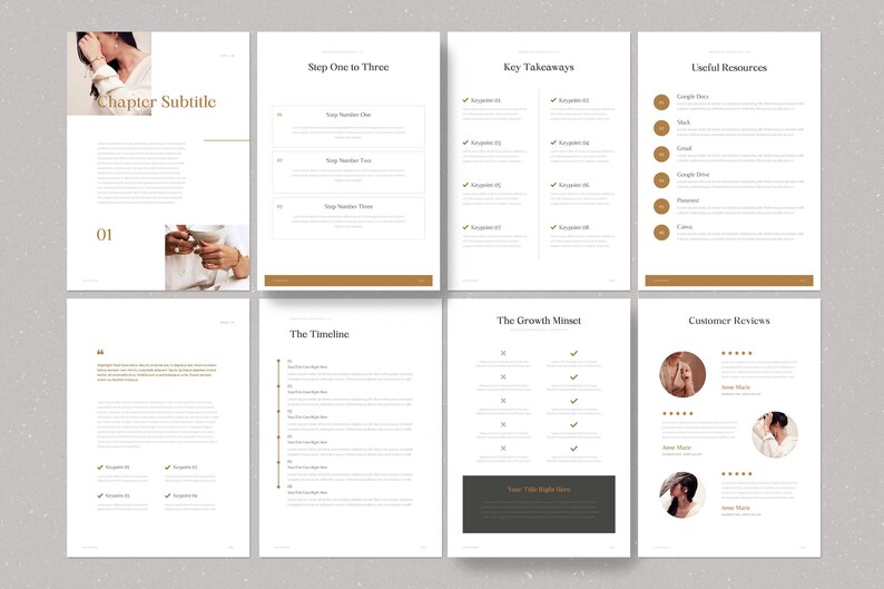 45 Classy & Minimal Ebook Templates Canva Templates / Ebook Templates ...