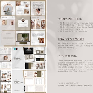 Ultimate Branding Expert Bundle for Canva and Indesign / 190 Ready Made ...
