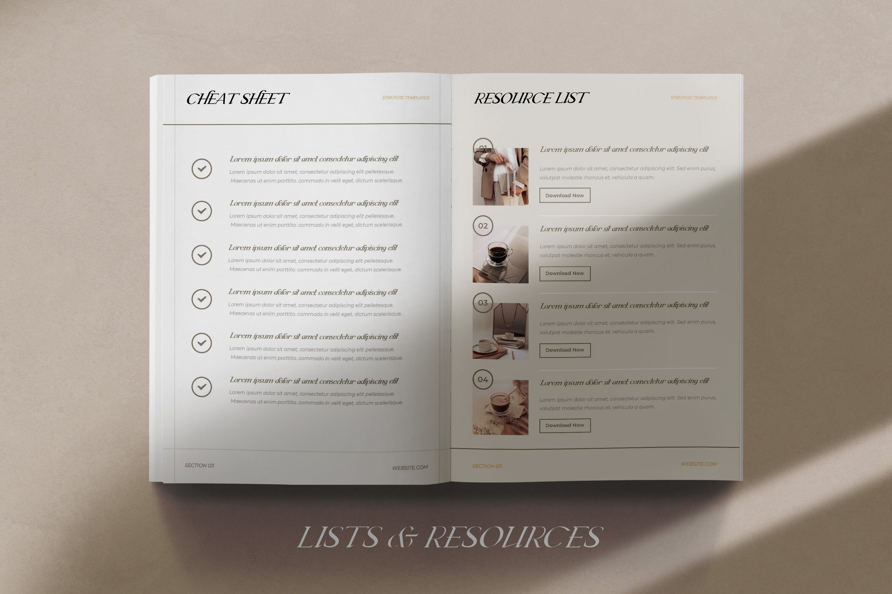 Aesthetic Workbook Templates CANVA / Canva Workbook Templates / Online ...