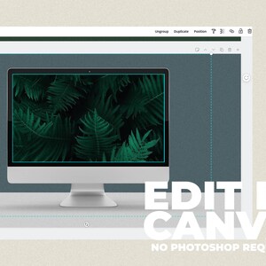5 Modern Device Mockups for Canva- iPhone Mockup, Imac Mockup, iPad ...