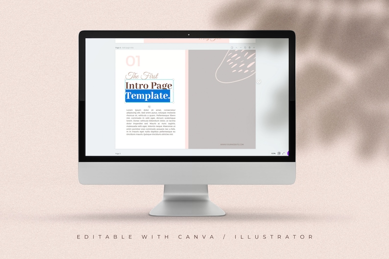 Creative Blogger Ebook Templates for CANVA and Illustrator | Etsy
