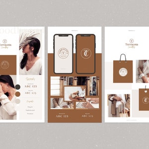 Brand Sheets for Canva & Illustrator / Brand Sheets / Brand Guideline ...