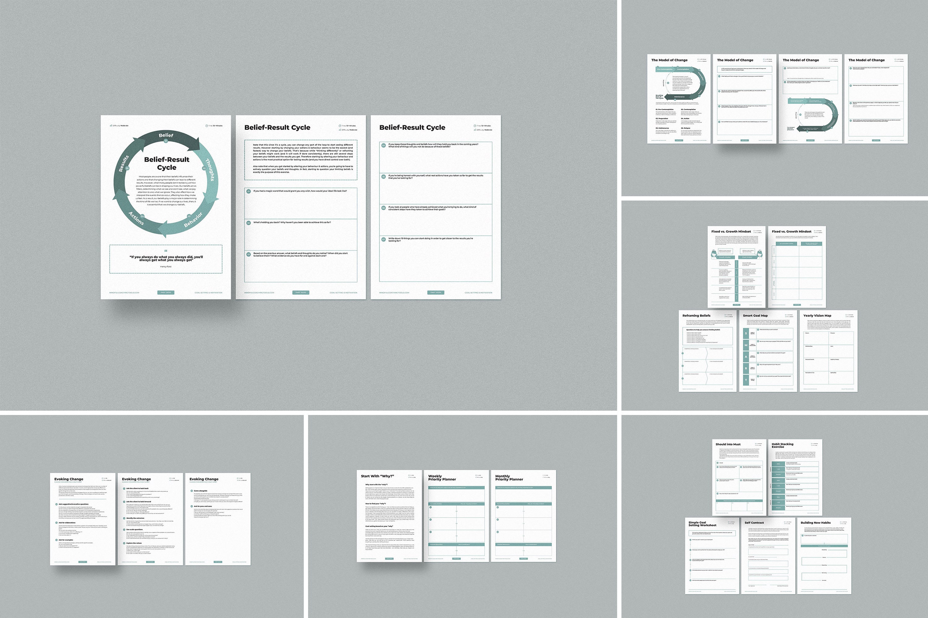 GOAL Setting & Motivation Toolkit / Editable Coaching Tools - Etsy