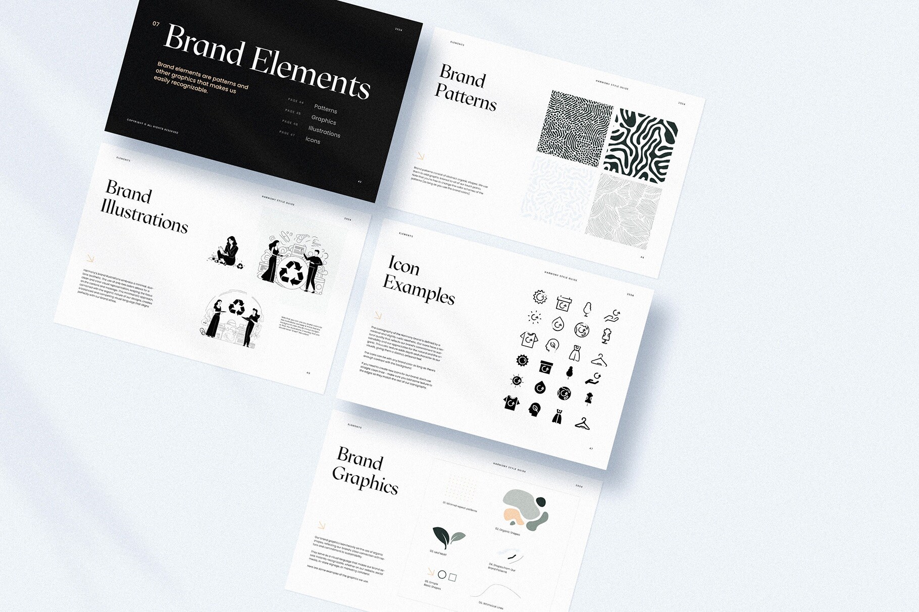 HARMONY Brand Guidelines for Canva, Illustrator, and Indesign - Etsy Canada