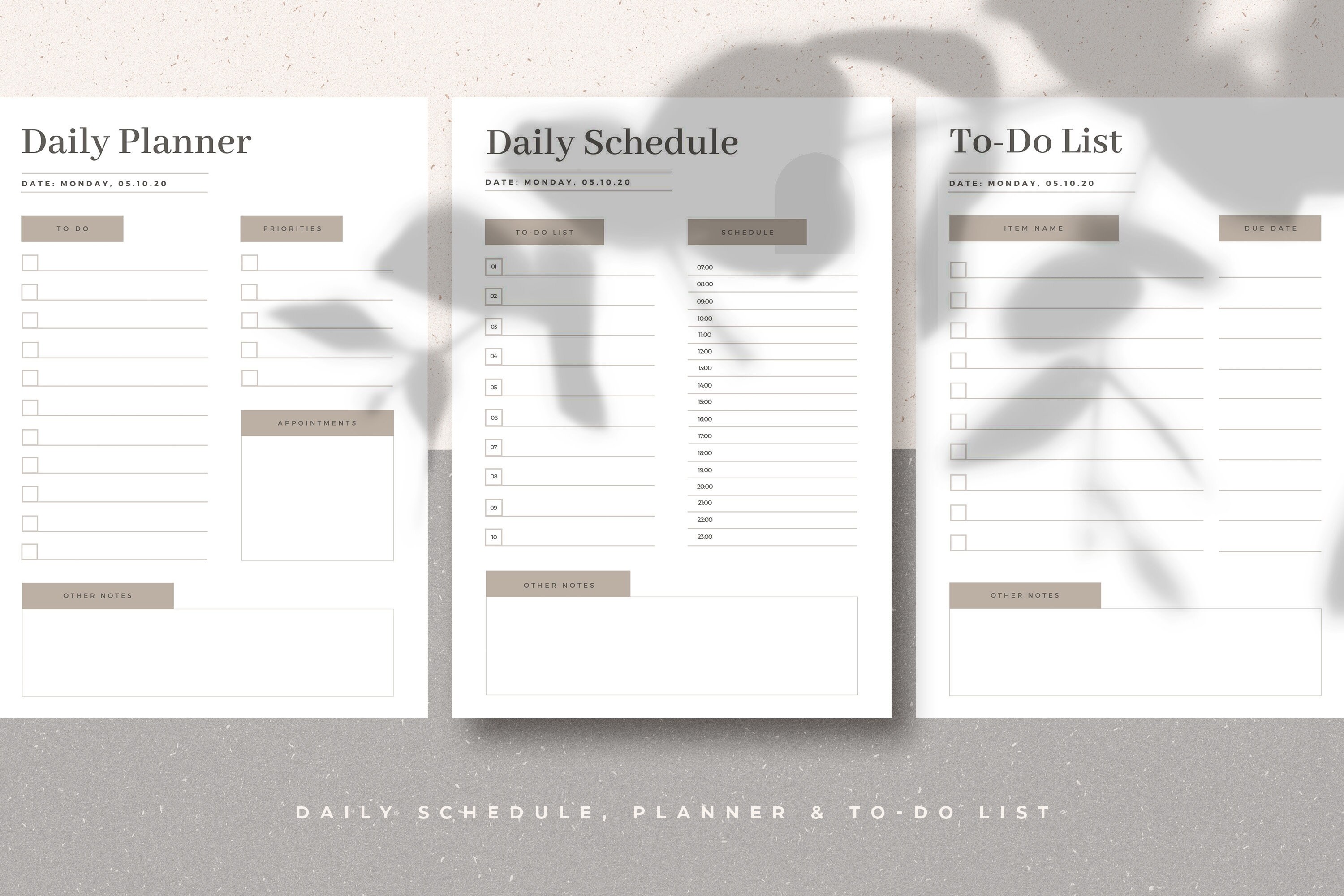 Canva Planners Bundle / To-do Lists / Daily Planner / Weekly & - Etsy