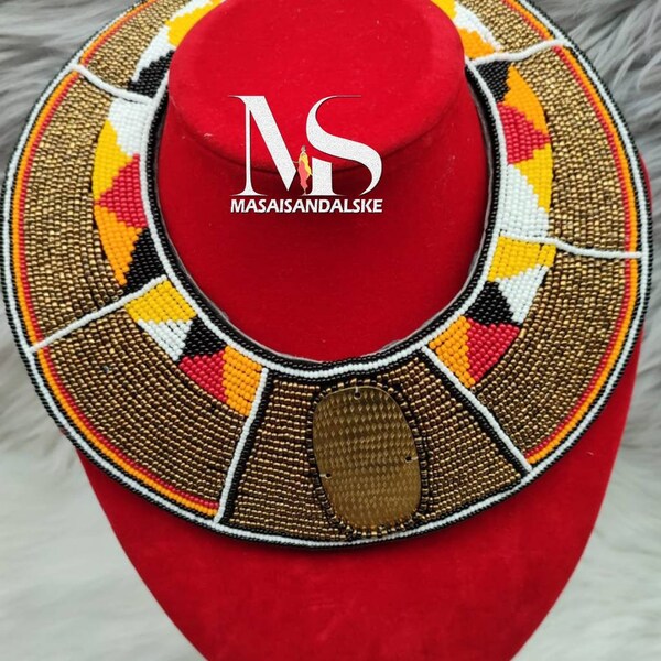 African Bib Necklace - Etsy