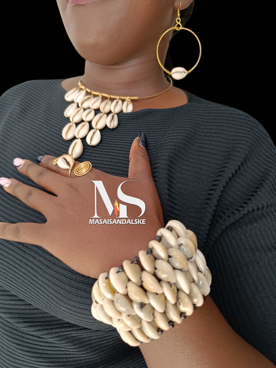 Cowrieshell Jewelry, Cowrieshell Necklace, Cowrie Earrings, Cowrie ...