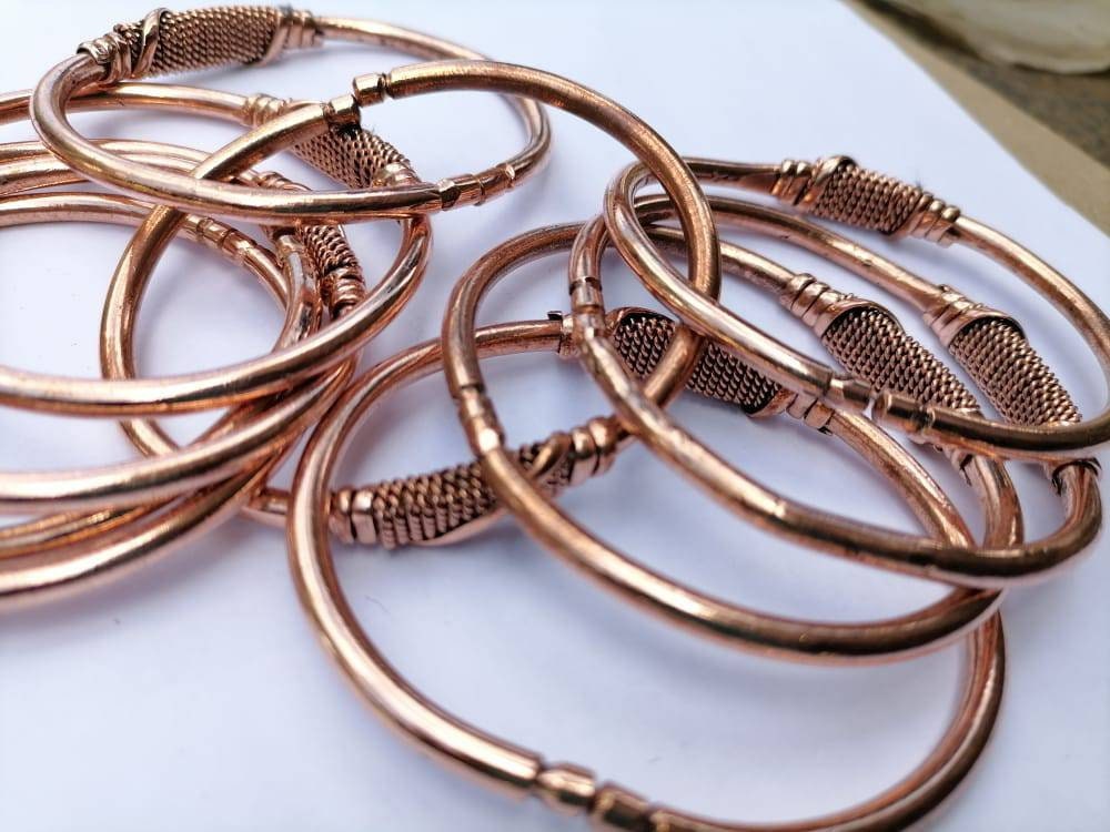 African Copper Bracelets Wholesale Copper Bracelets Copper Bracelets Unisex Bracelets Etsy