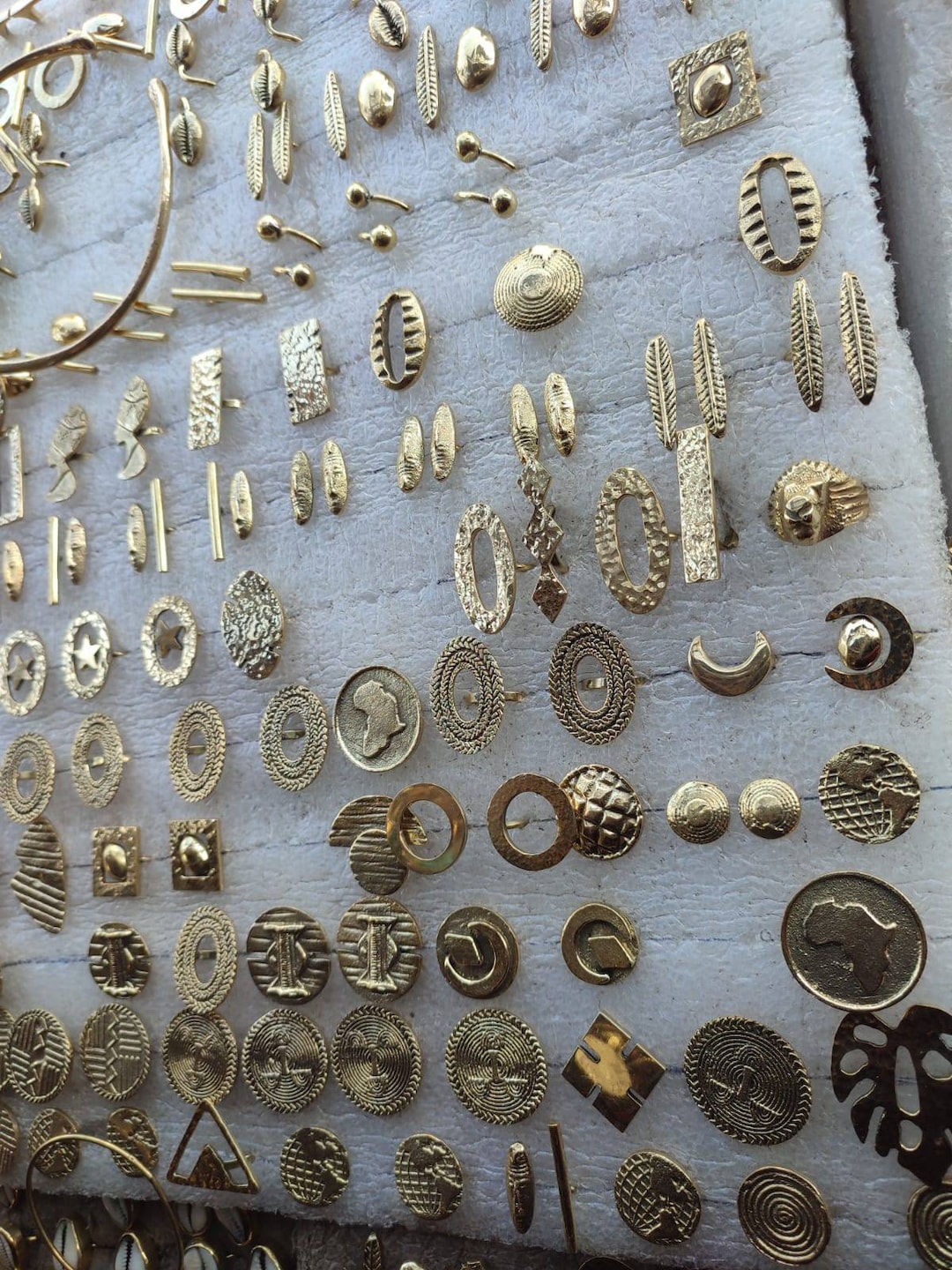 Brass Rings , Brass Jewelry , African Brass Rings , Wholesale Brass ...