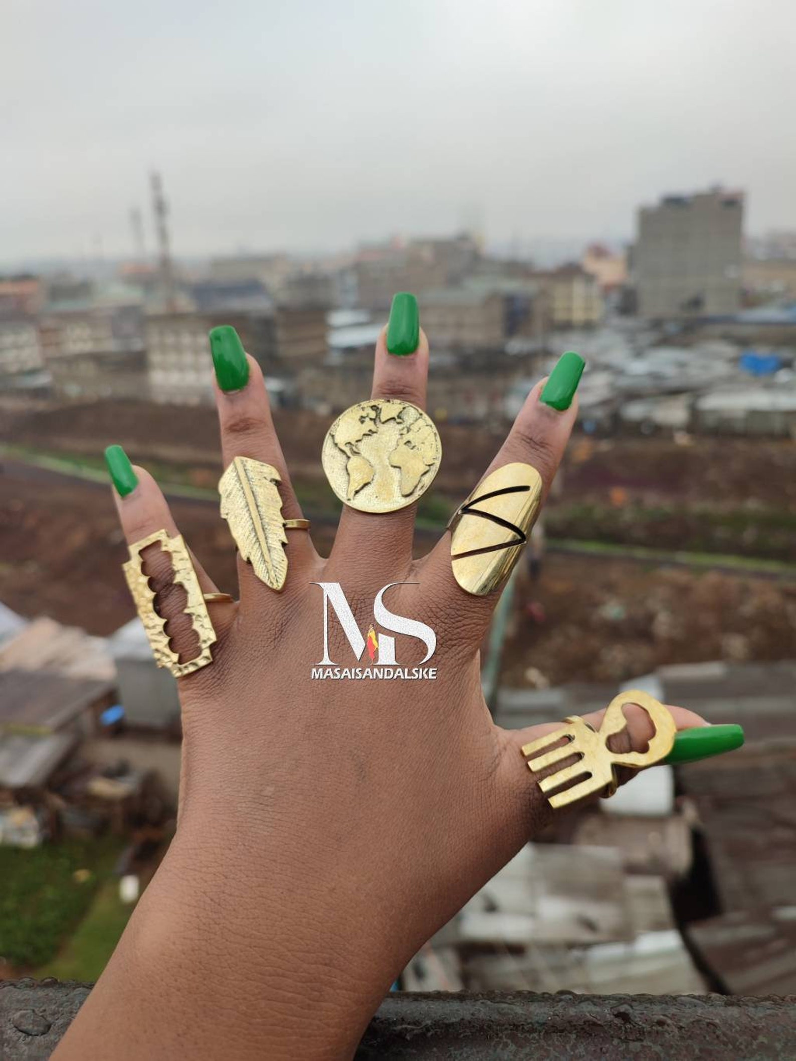 5 Brass Rings , Wholesale Brass Rings , Statement Rings , Adjustable ...