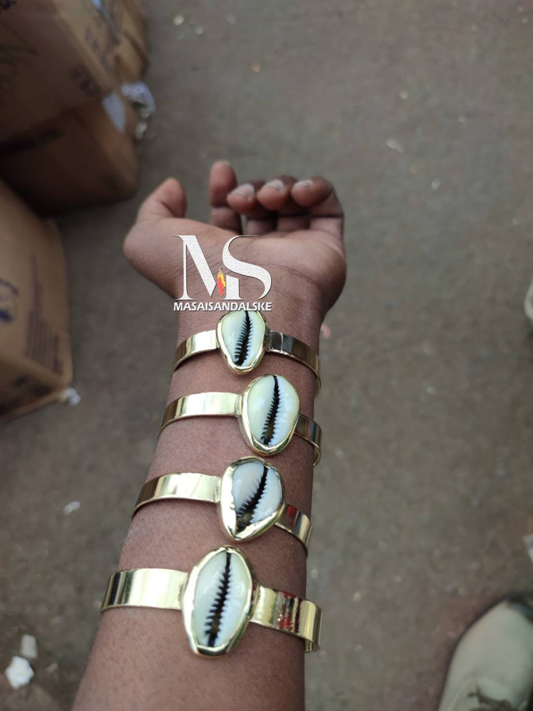 Cowrie Shell Bracelets ,african Brass and Cowrie Bracelets , Wholesale ...