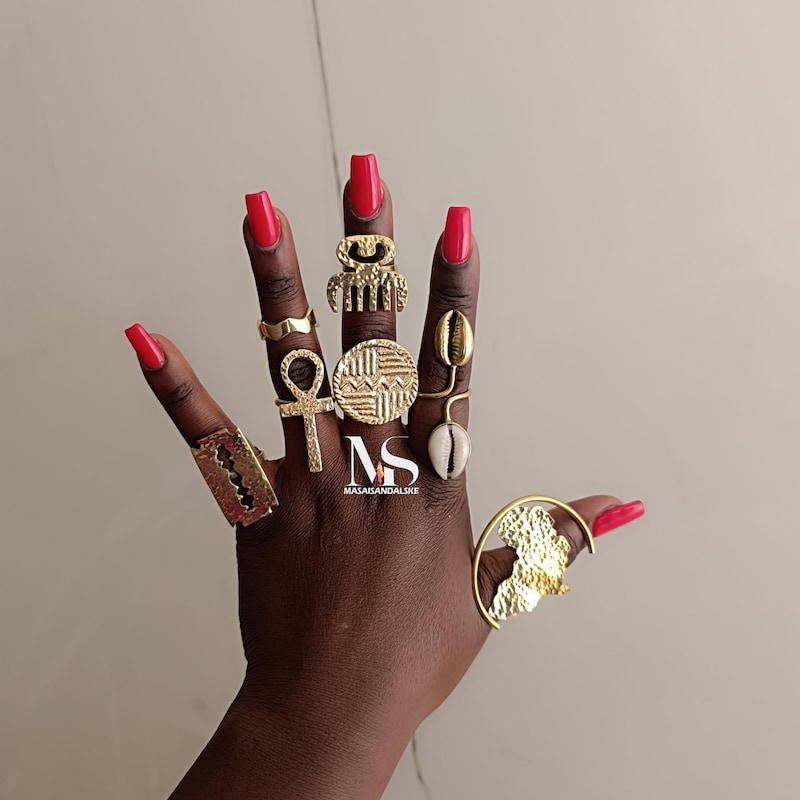 African Jewelry Set - Etsy