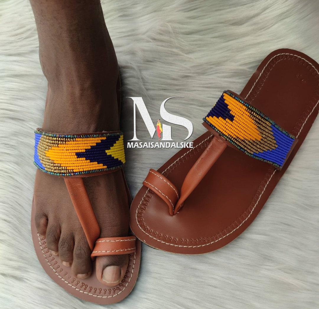 Men Sandals, Fisherman Sandals, Leather Sandals, Gift for Him, African ...
