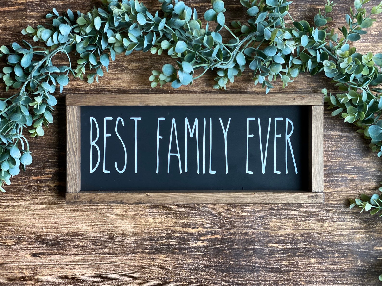 Best family ever best family ever sign family collage wall | Etsy