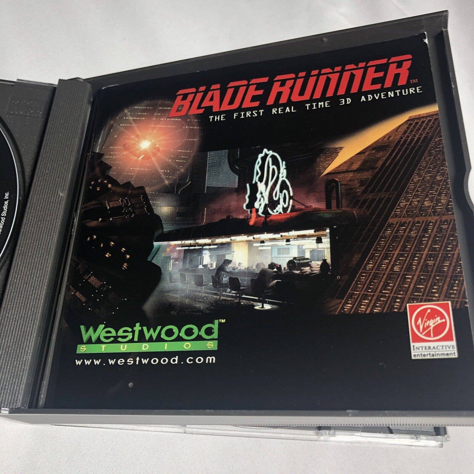 Vtg Blade Runner PC Computer Game 1997 3D Adventure Scifi Futuristic G2 ...